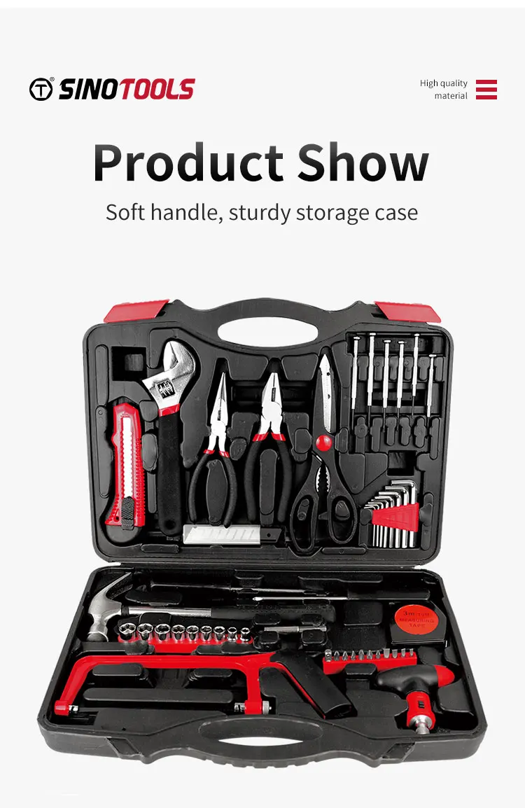 Portable Mechanic Tools Set 57pcs Construction Hand Tools Set Wrench ...