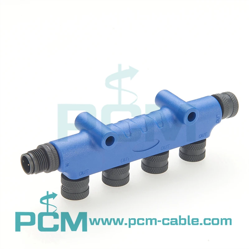 Devicenet Passive Multiport Junction Box M12 Connector