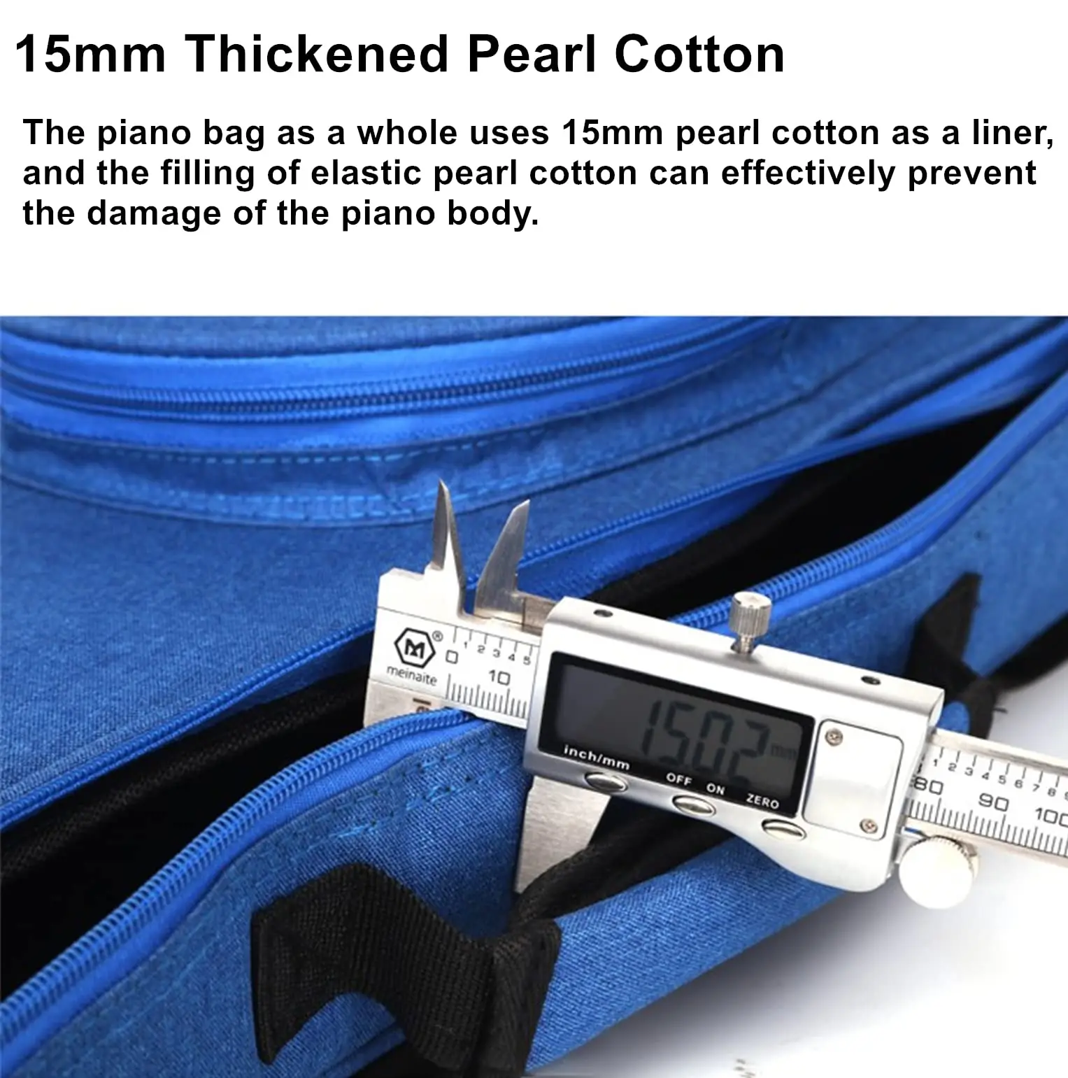 15MM Heavy Sponge Padded Ukulele Case Waterproof Dustproof Shockproof ...