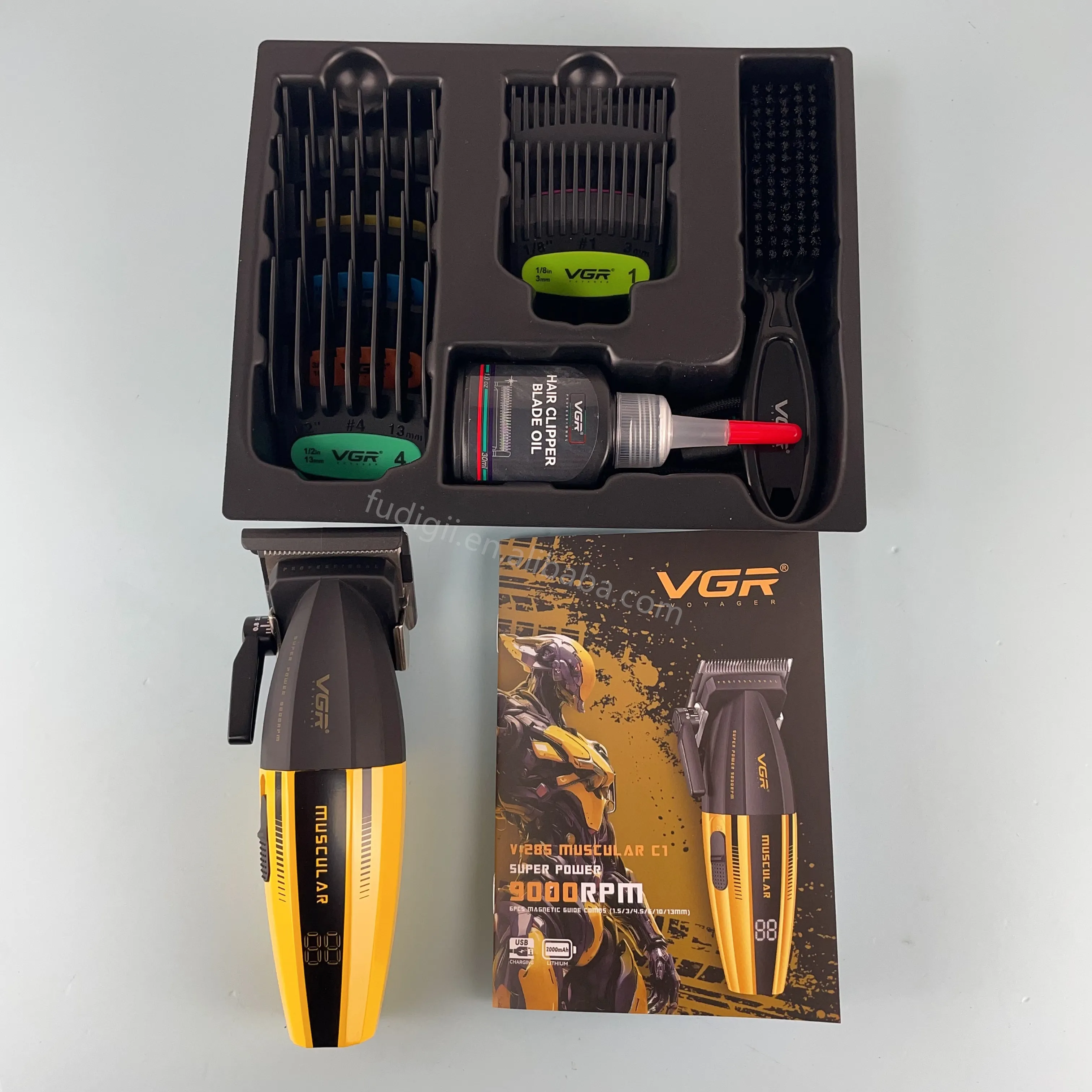 Vgr V-285 Salon Barber Bldc Motor 9000rpm - Professional Hair Trimmer ...