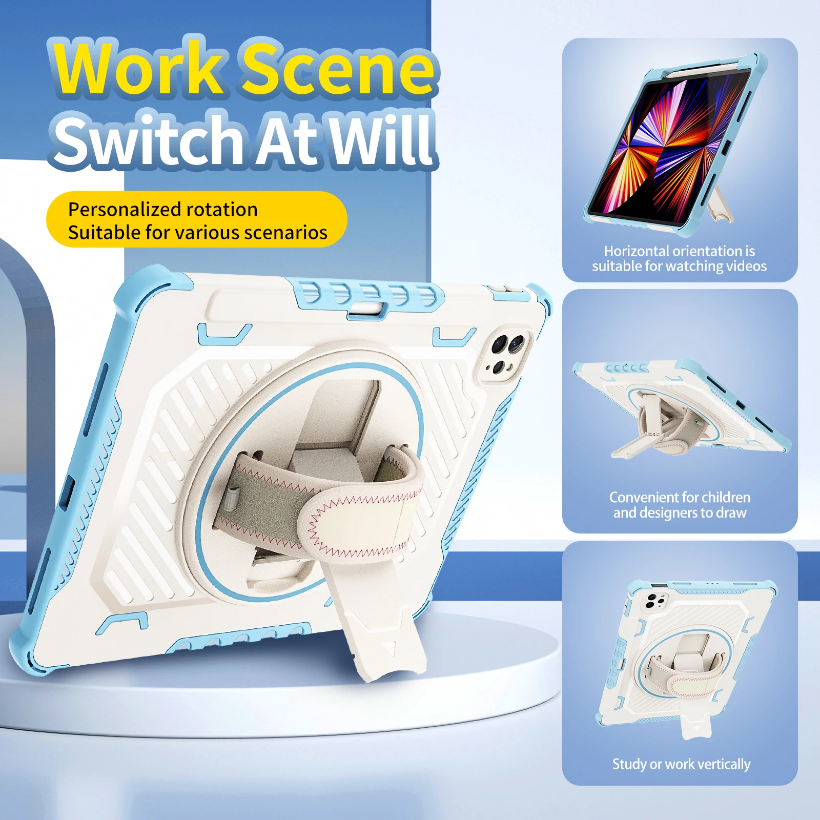 Newest Material Popular Type-a Helmet Protective Tablet Case For Ipad ...