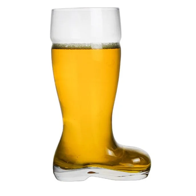 Custom Boot Shaped Beer Glass Boot Glass Cup Tumbler 750ml 1400ml ...