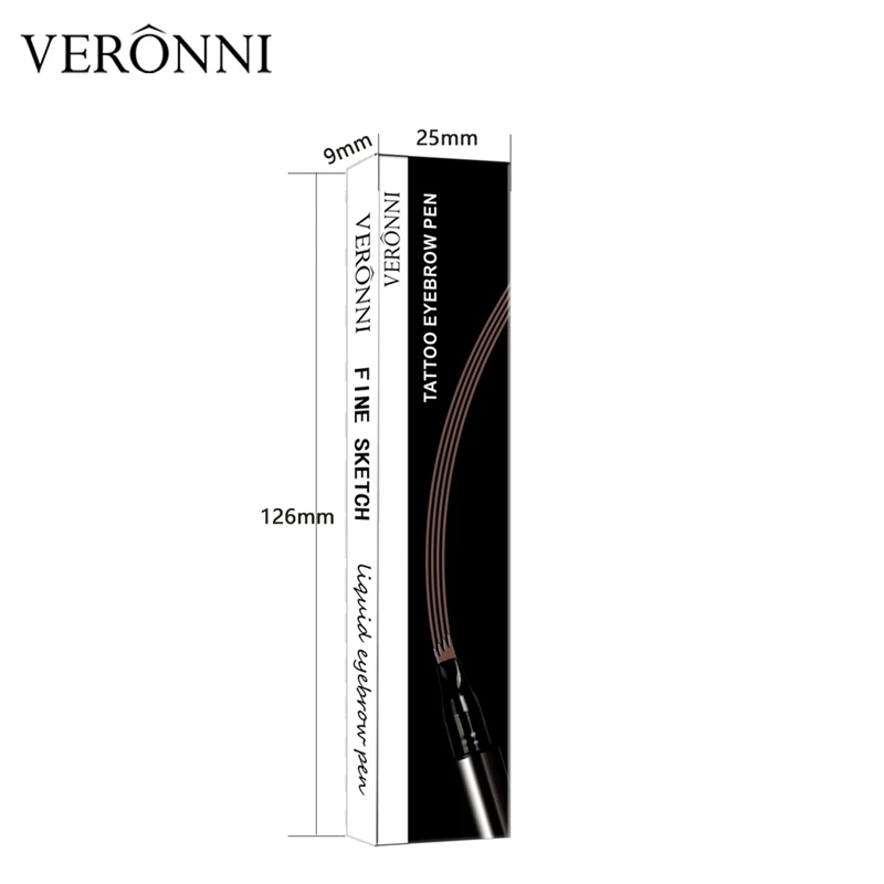 Veronni 4 Color Eyebrow Pencil Makeup Private Label Liquid Waterproof ...