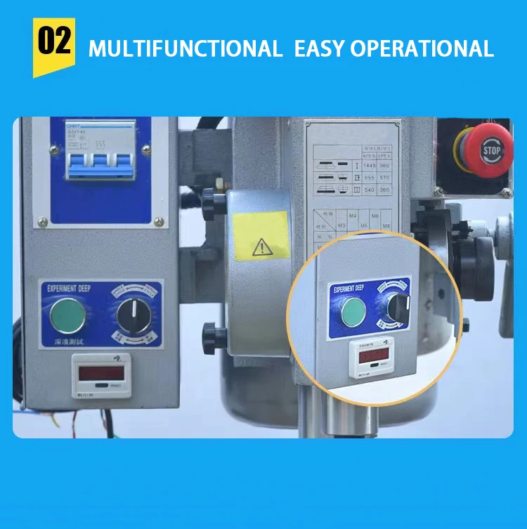 High Accuracy Mini Precision Drilling Bench Mounted Auto Feed Drill ...