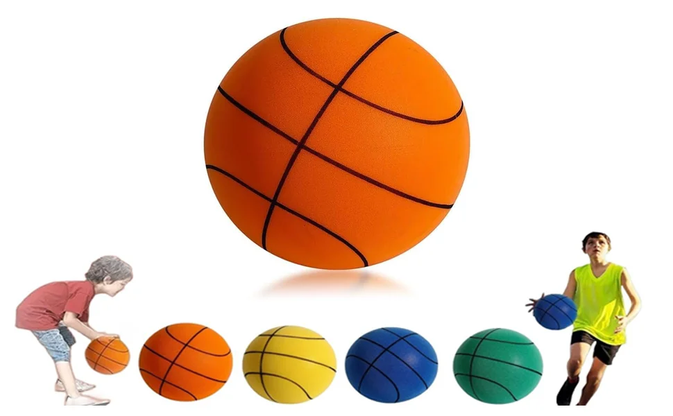 24 cm Custom Logo Lightweight Kids Toys Ball Silent Ball Basketball for ...