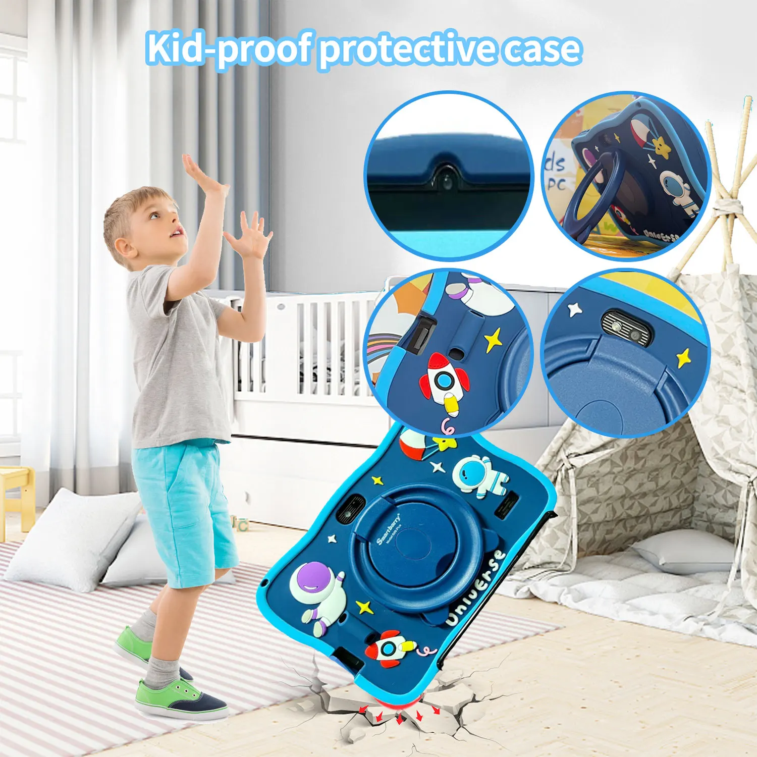 Rugged Tablet C8 - Perfect for Kids' Online Learning