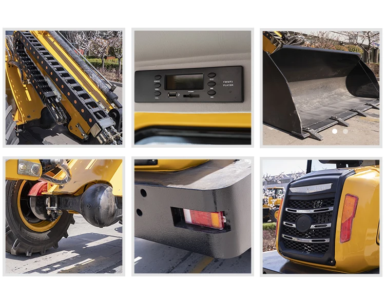 CE EURO5/EPA4 Telehandler Telescopic Wheel Loader Diesel 4x4 ATV Loader ...