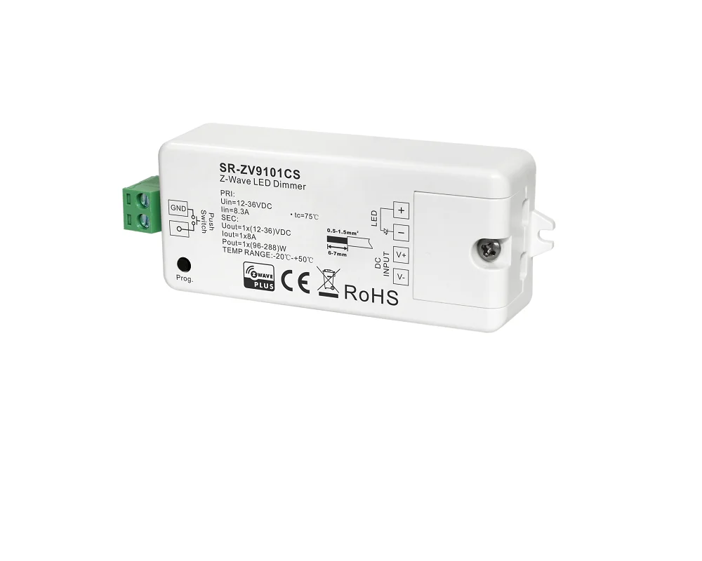 Z-Wave LED Controller DC-DC Mini Controller 1 Channel for LED Lamps ...