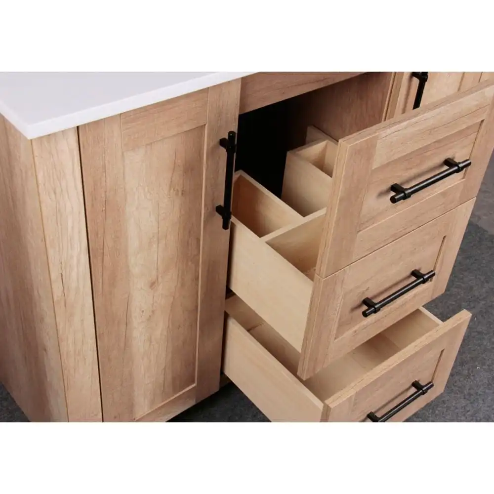 42 in. Canadian style bathroom vanity with sink mint light green ...