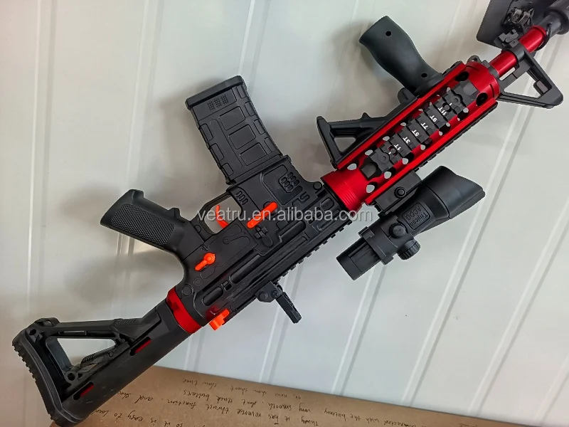 High Speed Electric Continuous Fire Metal Toy Gun Electric Water Bullet ...