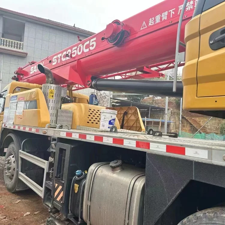 Sany Stc250c5 Mobile Crane Used Crane Truck 25 Ton 49m Lifting Machinery For Sale With High ...