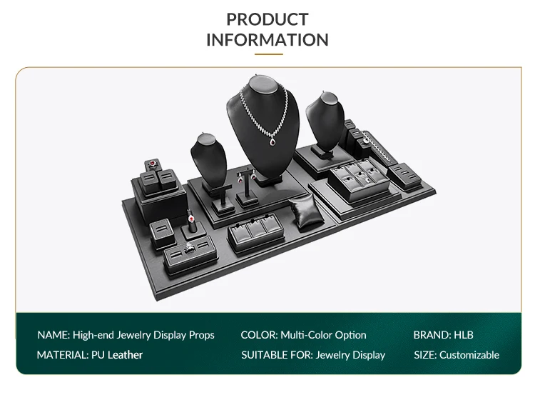 HLB Custom Leather Jewelry Displays - Elegant & Exquisite