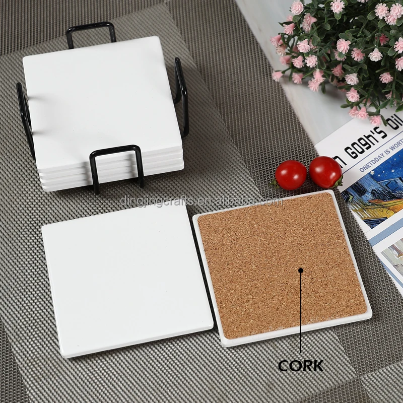 Nordic Drink Coasters with Holder Sets - Sustainable & Stylish