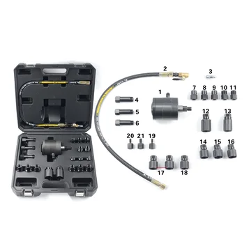 21 Pcs Pneumatic Diesel Common Rail Injector Puller Removal Tool Set ...