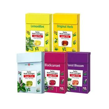 Oem/oem Herbal Lozenges Natural Sugar-free Throat Lozenges Lemon Mint ...