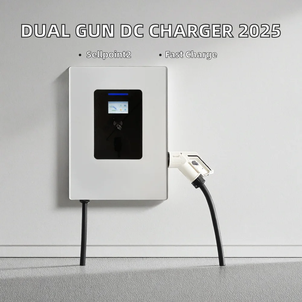 DC-WDD 2025 Dual Gun 40KW/60KW Wall-Mounted DC Charging Station for ...