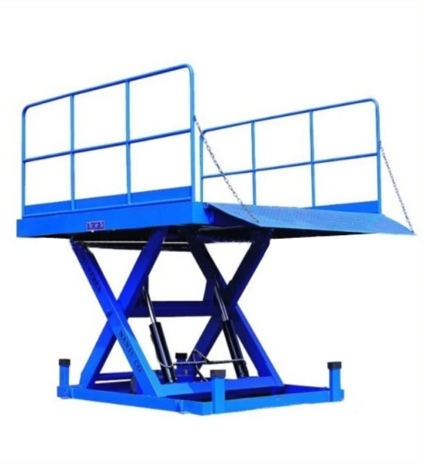 Loading/unloading Hydraulic Elevator Platform Scissor Car Lifts Lifting ...