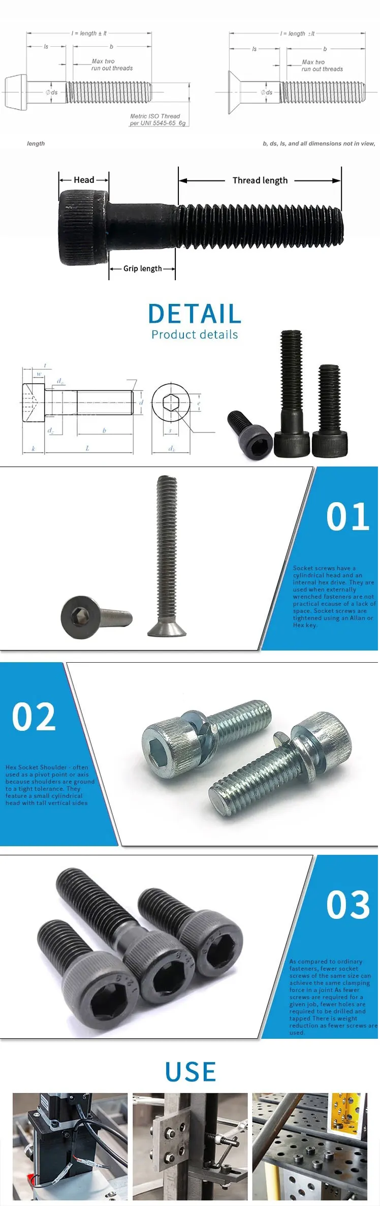 Hex Socket Bolt China Wholesale - High Strength Solutions