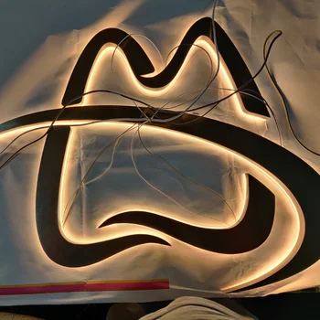 Business Sign Board Logo Office Indoor Outdoor Backlit Illuminated ...