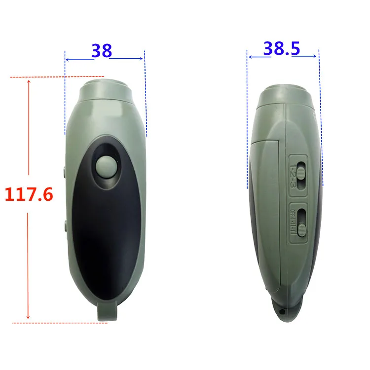 Alibaba.com: Colorful Electronic Whistle 3 Tone Hand-Held Lanyard ...