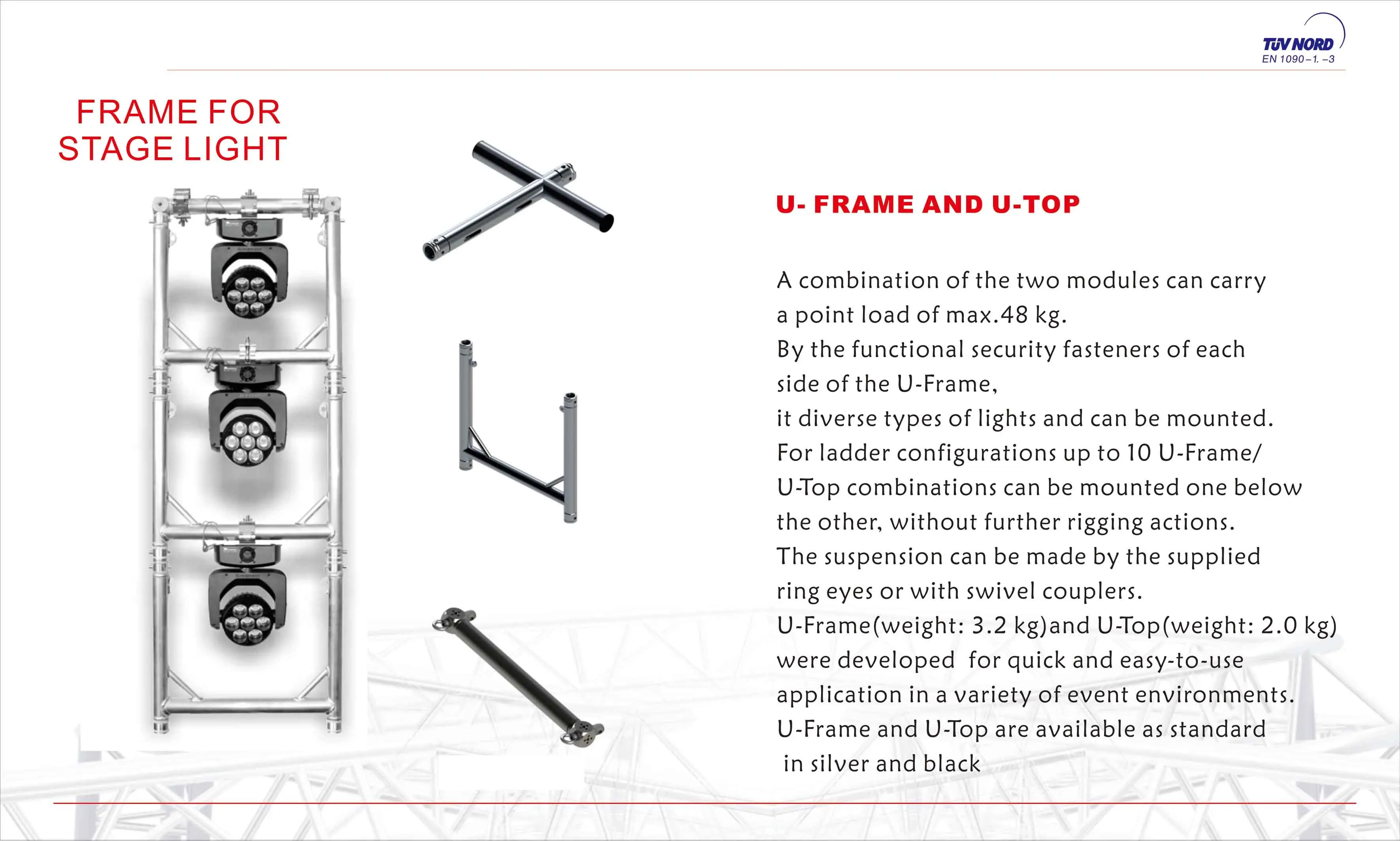 Aluminum Truss U Frame - Durable Support for Stage Lights