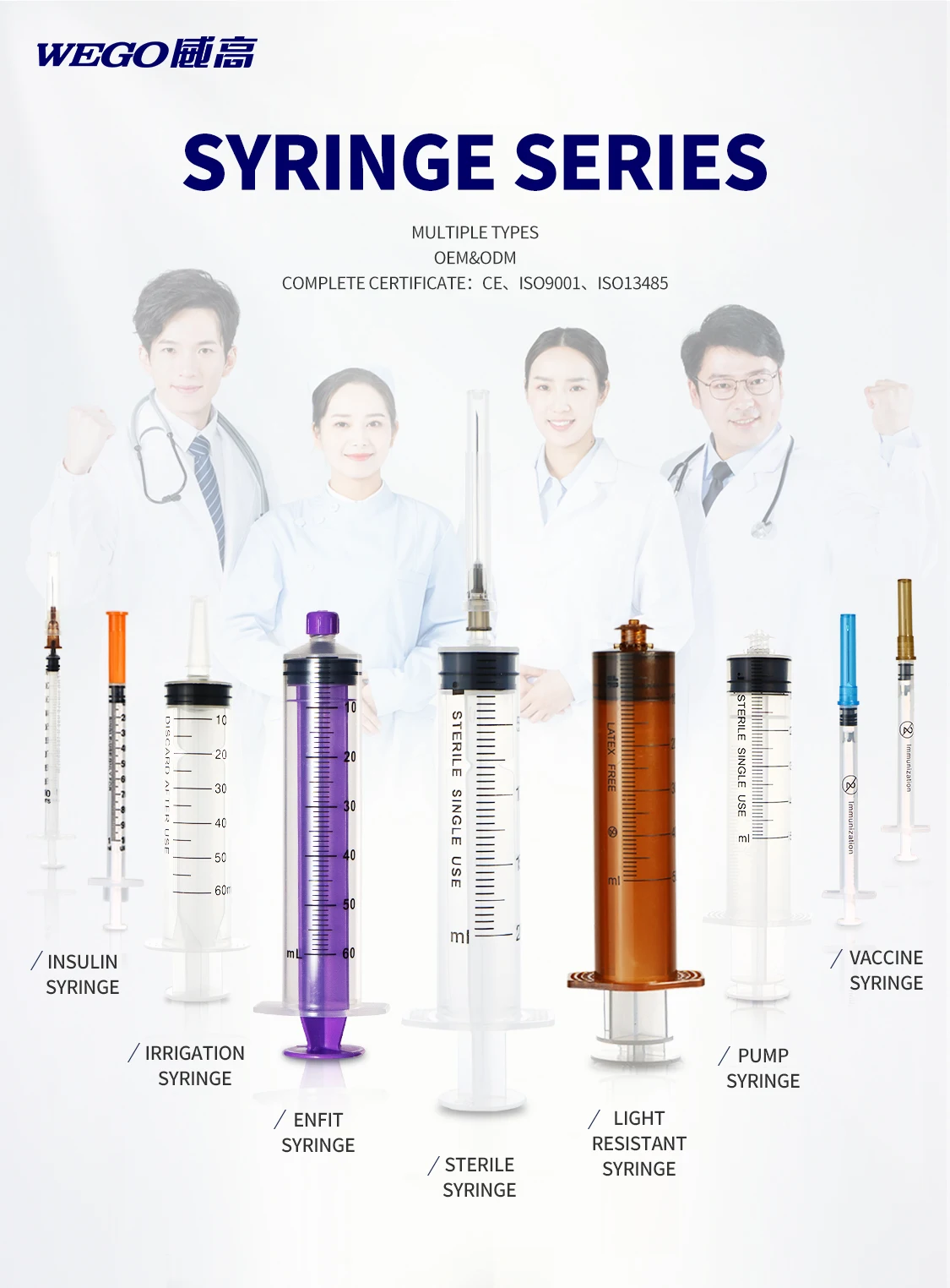 Medical Syringe Injection - Disposable Syringes with CE