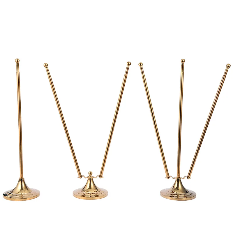 Custom Y-type office desk flag solid flag pole table decorative small ...