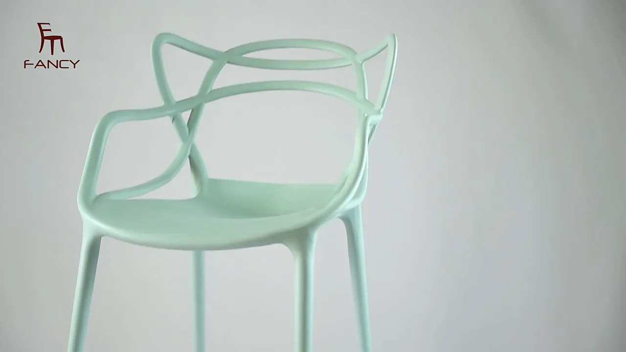 Modern Luxury Italian Plastic Chair Restaurant Furniture Stackable ...