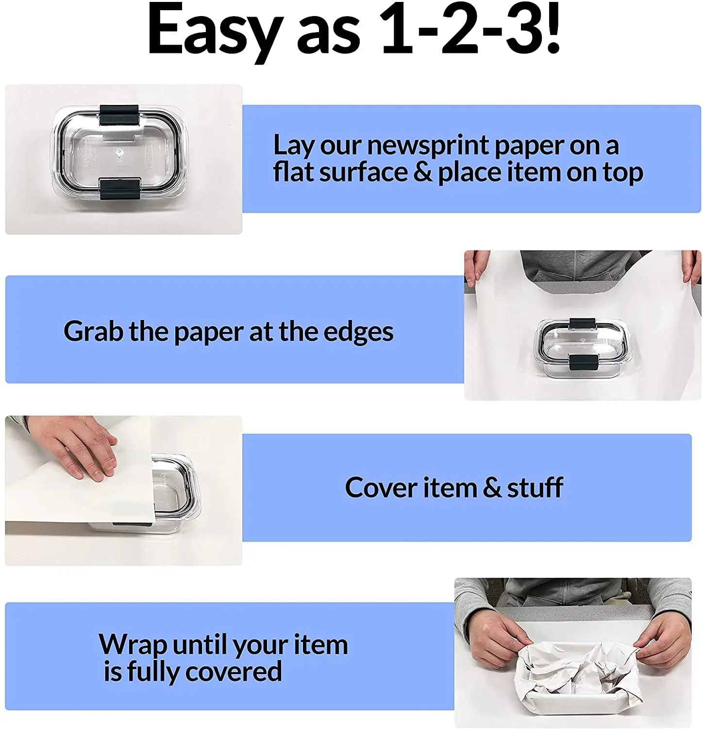 Newsprint Packing Paper Sheets - Perfect for Gift Wrapping