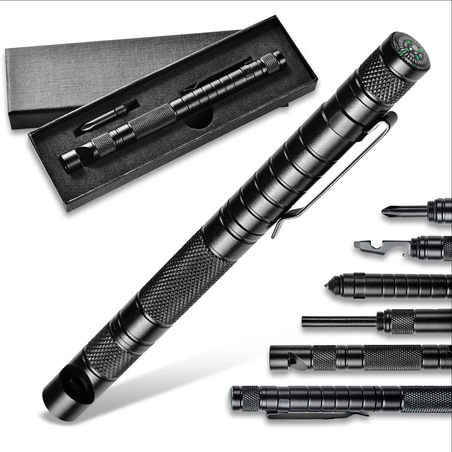EDC Emergency Glass Breaker - Multi-Function Tactical Pen