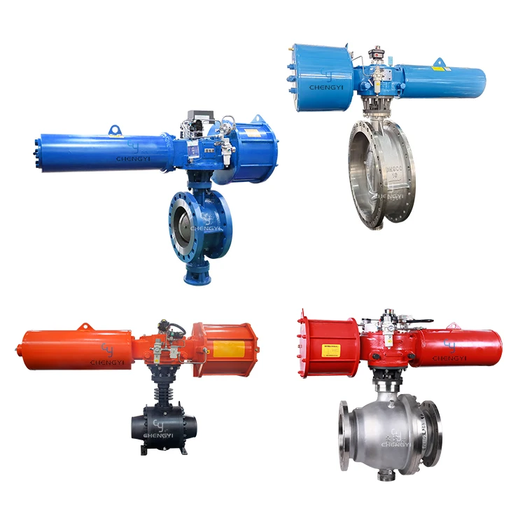 3-way Diverting and Converging Control Valve Diaphragm Pneumatic ...