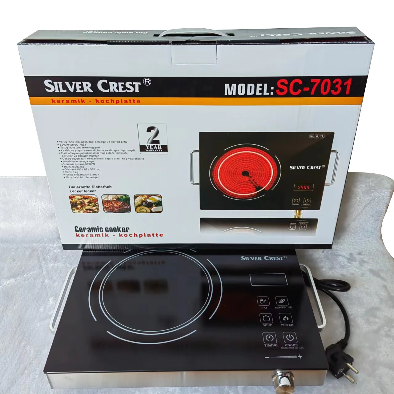 3500w Silver Crest Best Seller Cooker Induction Cooker Multi Hobs ...
