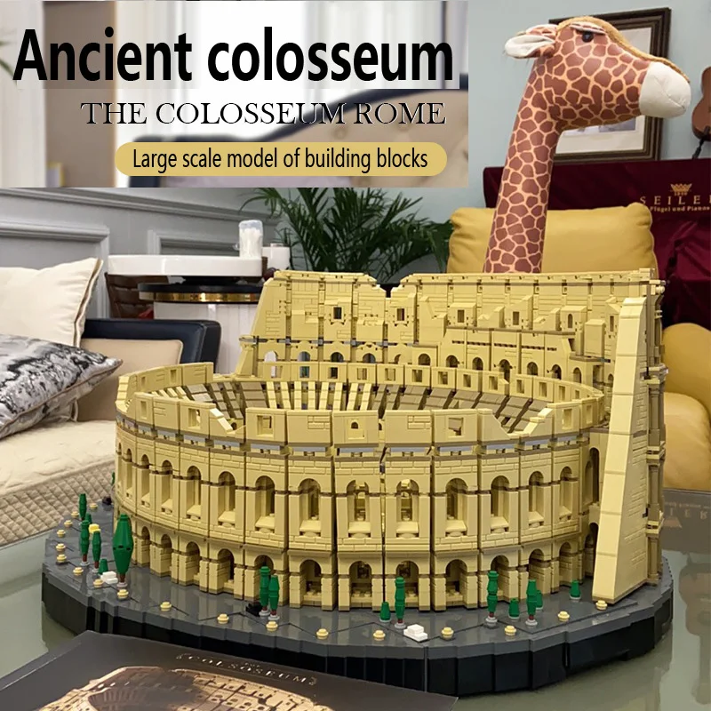 86000 Ancient Roman Colosseum Model Moc 9036pcs Art Real Scene Restore ...