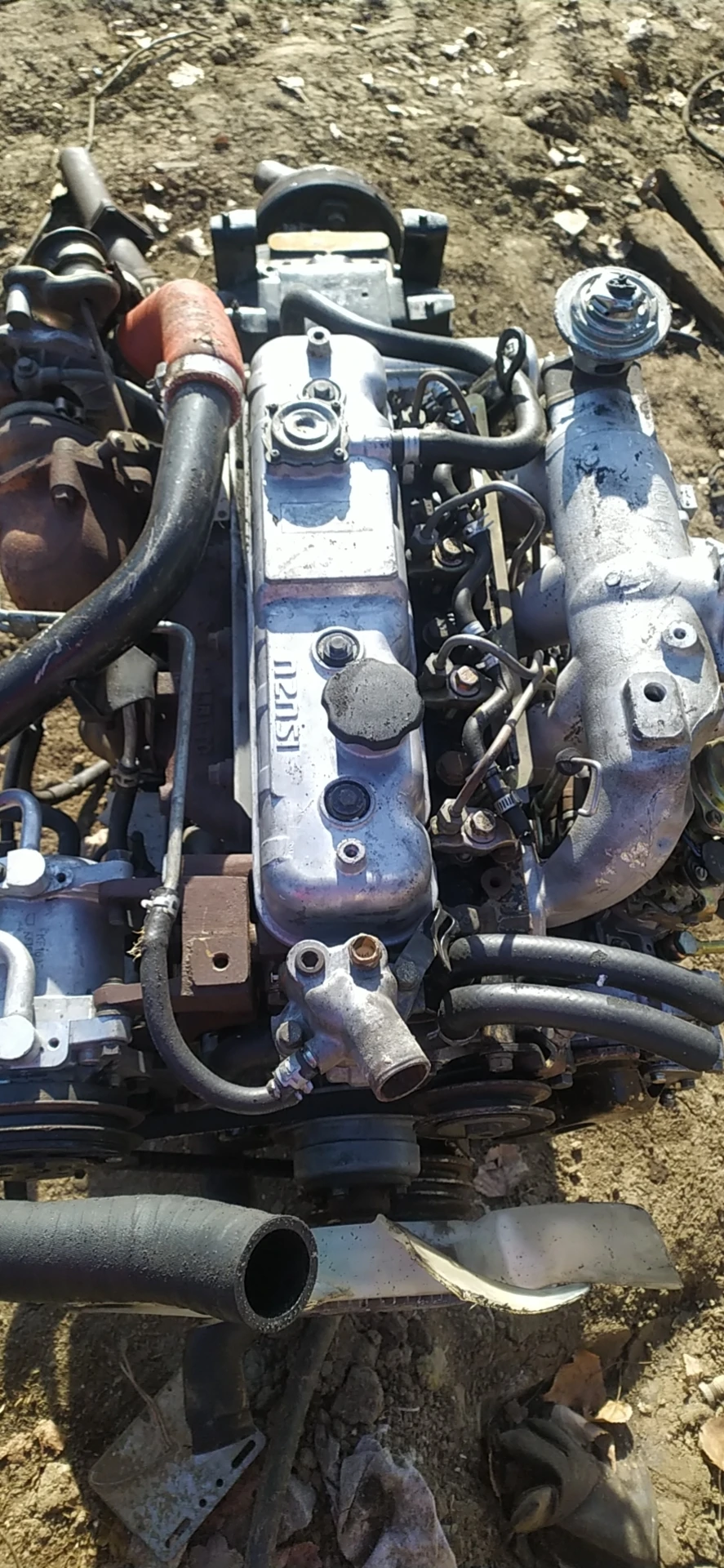 Used 4jb1 4jb1t 4ja1t 4ja1 Turbocharged Used Genuine Engine 2.5t Motor ...