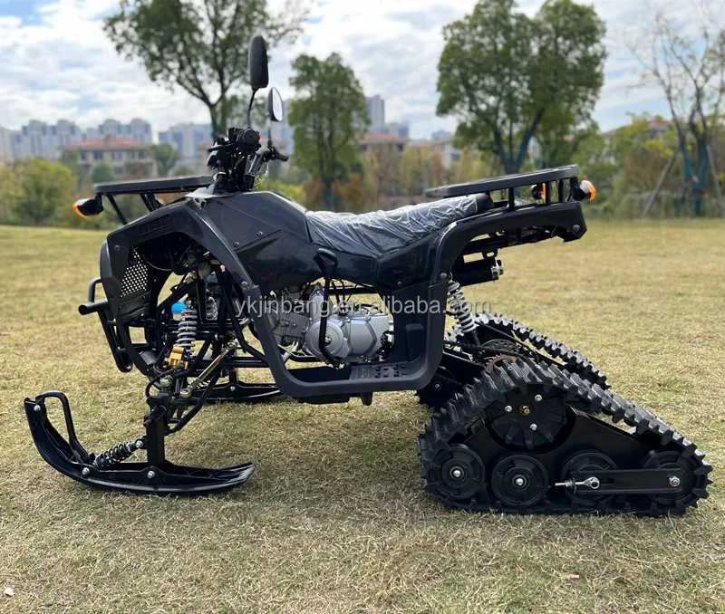 125cc Atv Snowmobile Tracked Sled Cross Country Ski Vehicle Gasoline ...