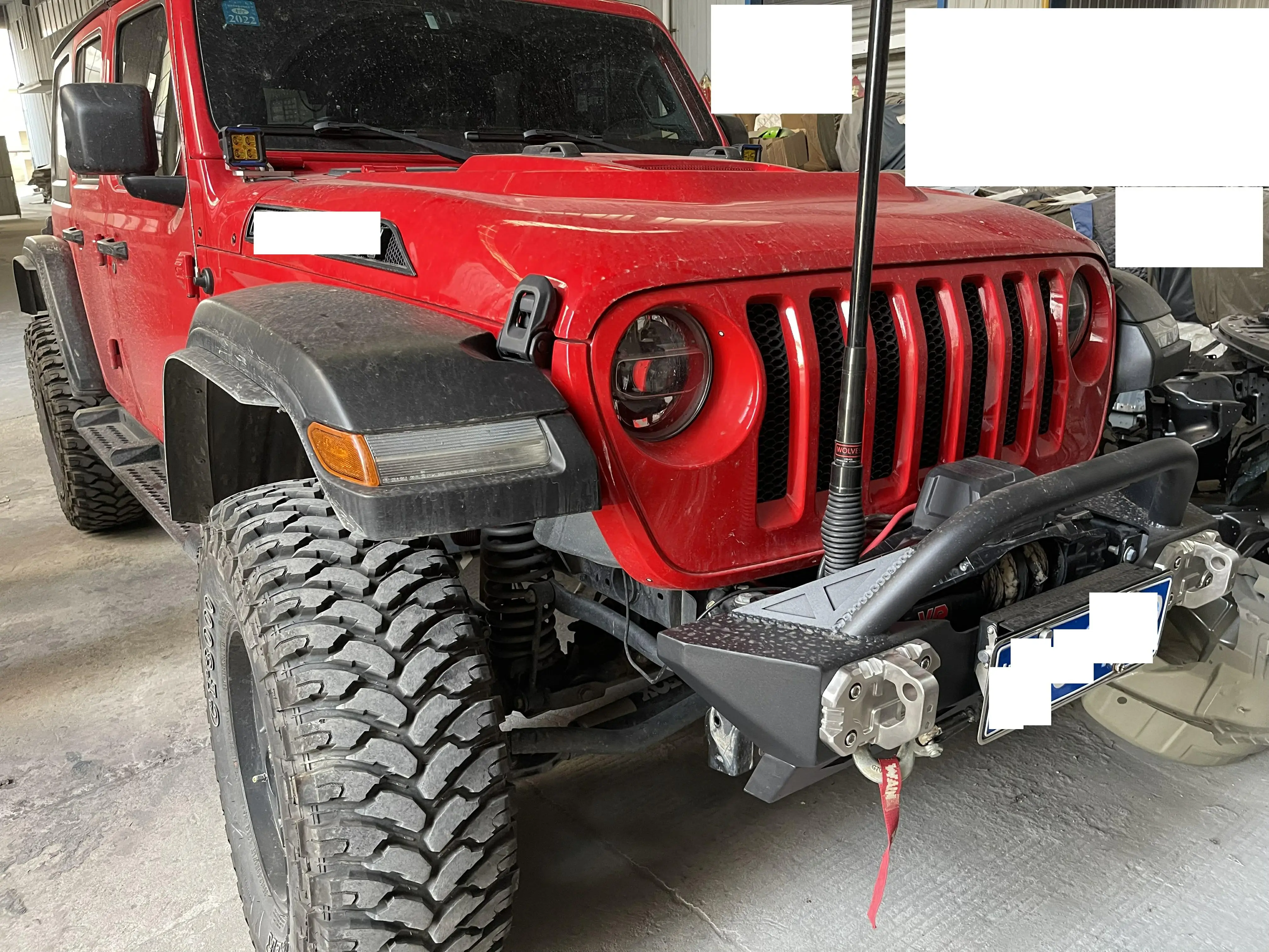 Auto 4x4 Car Bodykit Upgrade Steel Aluminium Front Rear Bumper For Jeep ...