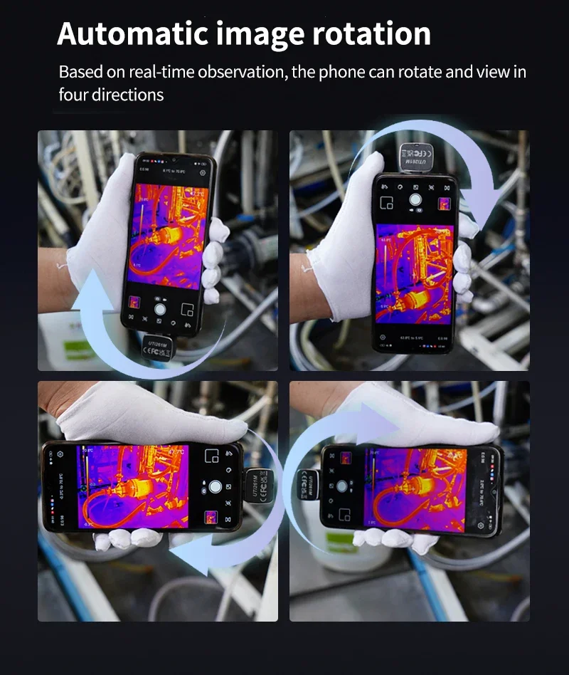 Uni-t Thermal Camera For Android Phone Uti261m Infrared Thermal Imager ...