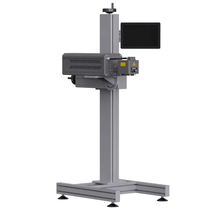 Co2 Flying Laser Expiry Date Coding Machine Batch Number Code Printing ...