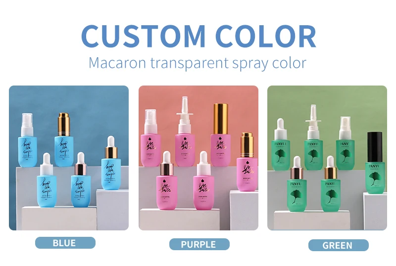 Luxury 15ml 0.5oz Empty Refillable Glass Push Button Dropper Bottle ...