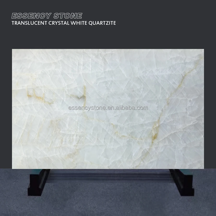 Natural Marble Stone Crystal Backlit Wall Panel,luxury Crystal White ...