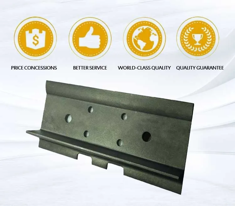 Excavator Steel Track Plate Track Shoe Triple Grouser Track Pad Width ...