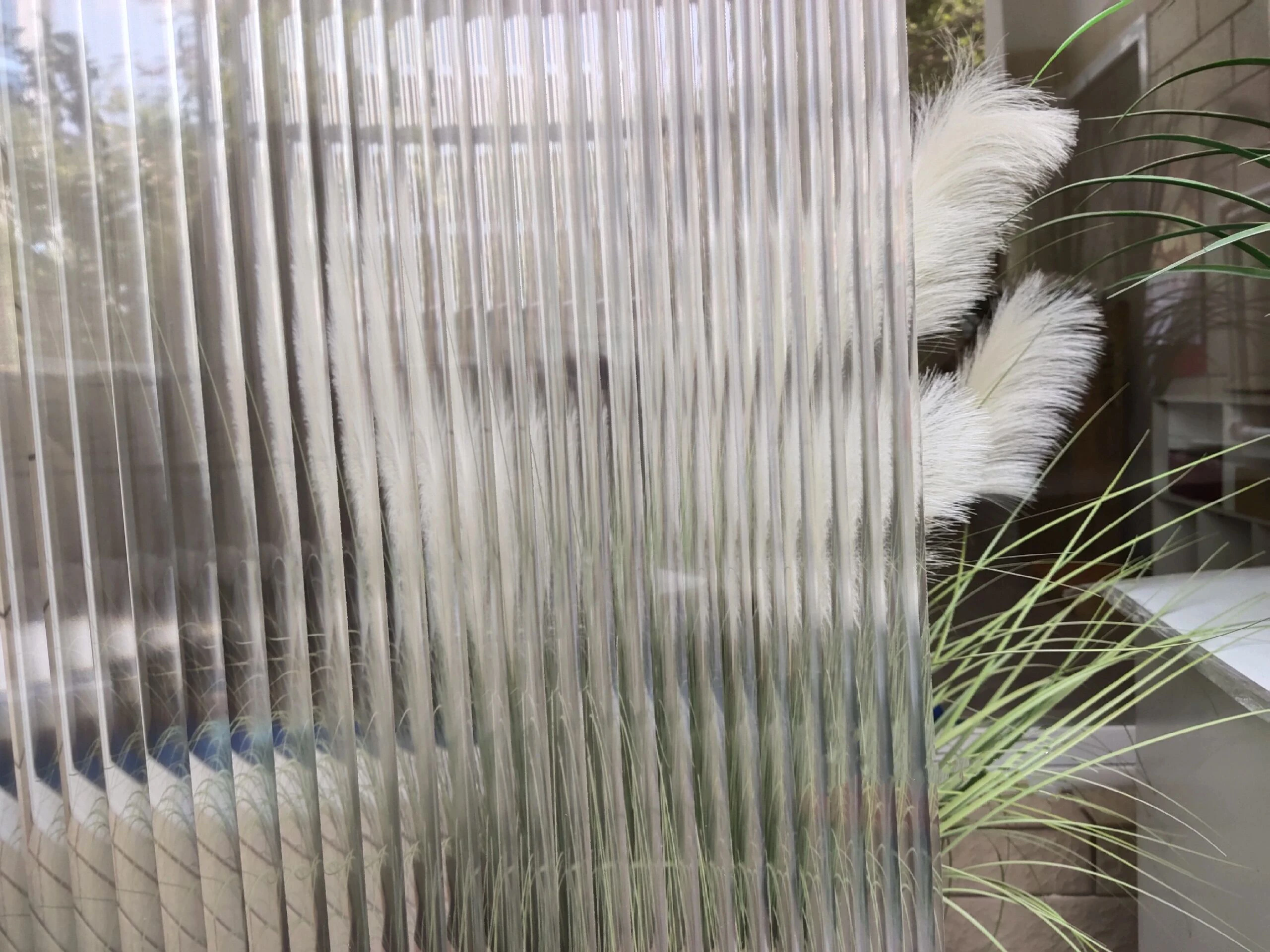 Self Adhesive Film Fluted Window Film Decorative Reeded Window Film ...