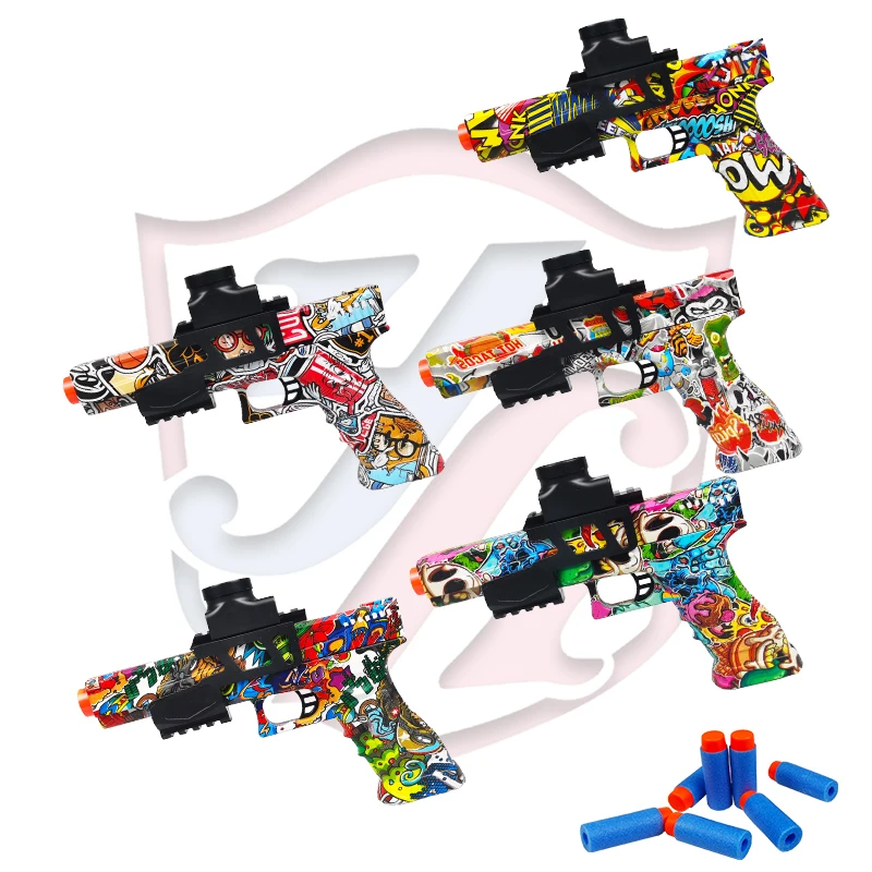 Alibaba.com: G18 Electronic Toy Gun Blaster Pistol with Soft Bullets ...
