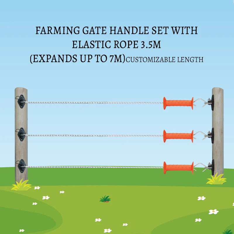 Sustainable Electric Fence Handle Bungee Gate Electric Fence Gate ...