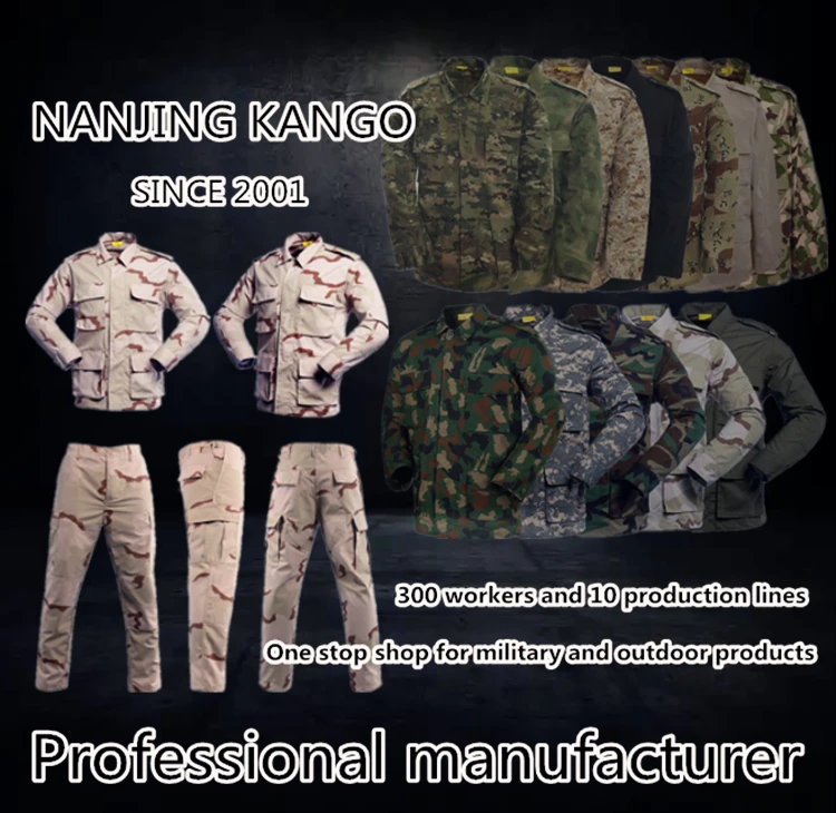 Kango Acu Uniform Tactical Uniform For Outdoor Practice Camouflage Breathable Tactical Combat ...