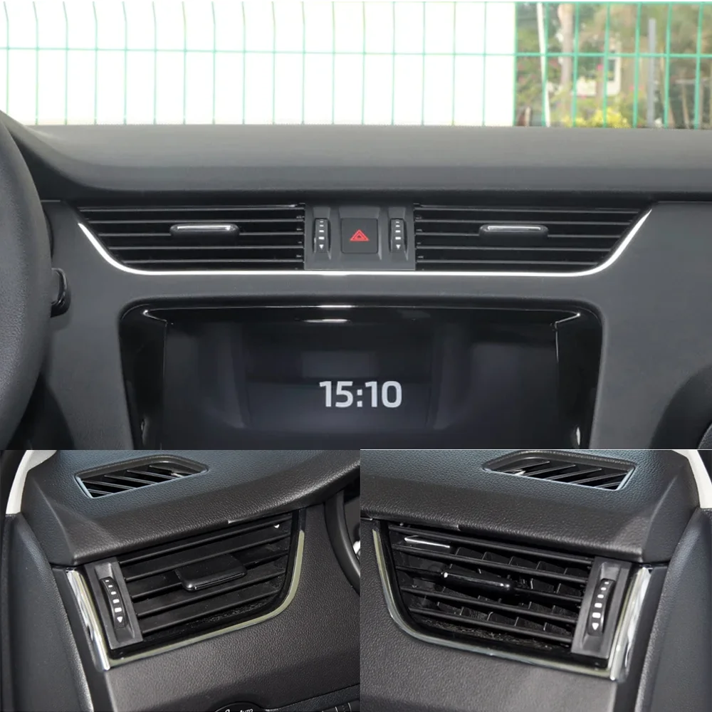 Car Front Left Right Center Dashboard Air Vent Ac Vent Grille Assembly ...