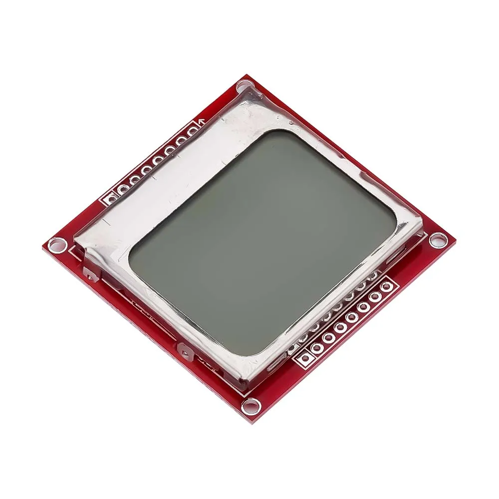 Lcd Module Display Monitor White / Blue Backlight Adapter Pcb 84*48 ...