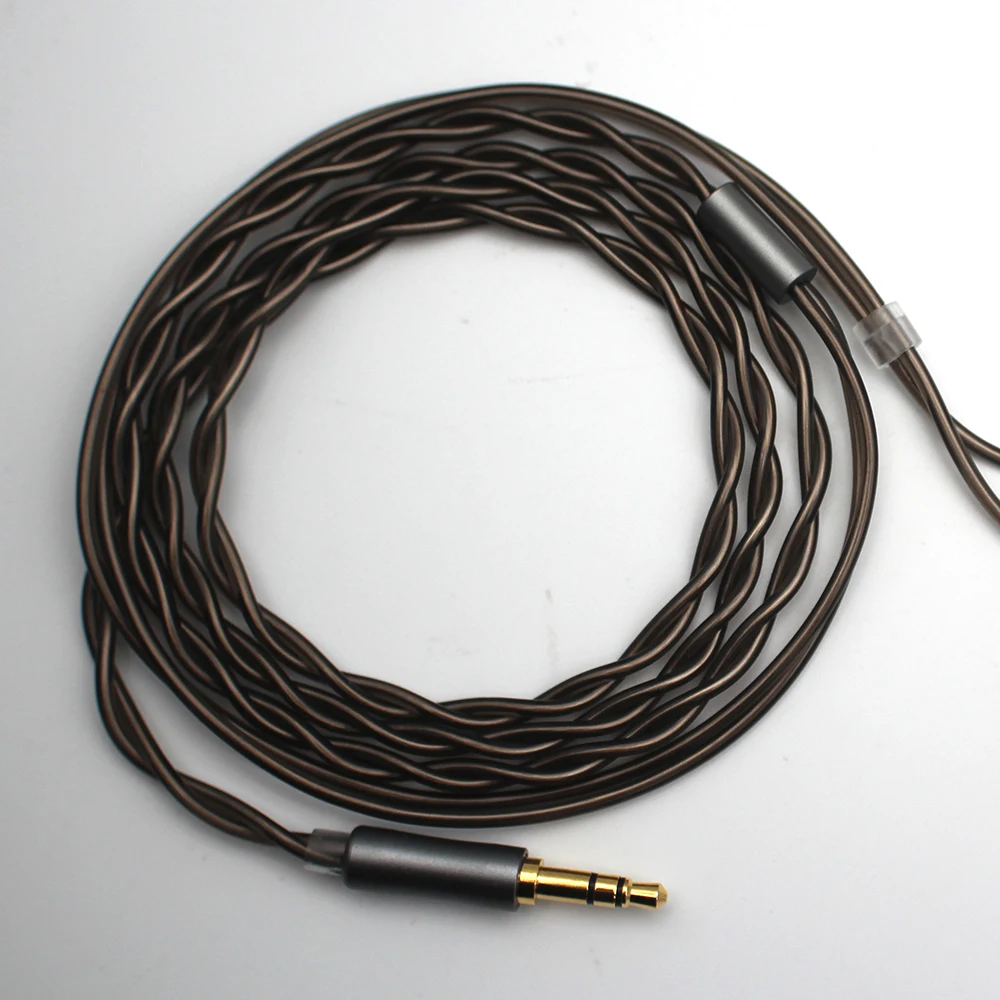 3.5mm To 2-Pin Audiophile Cable Litz 74 Cores OFC Silver-Plated Cord ...