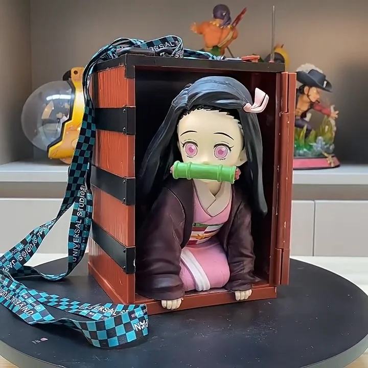 22cm Demon Slayer: Kimetsu No Yaiba Kamado Nezuko In Popcorn Box Pvc ...