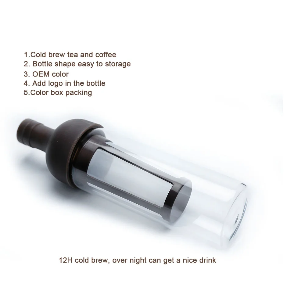 Wholesale High Borosilicate Glass Cold Brew Bottle Coffee And Tea With ...